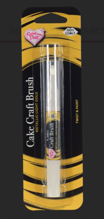Rainbow Dust Light Gold Pen – Cakers World