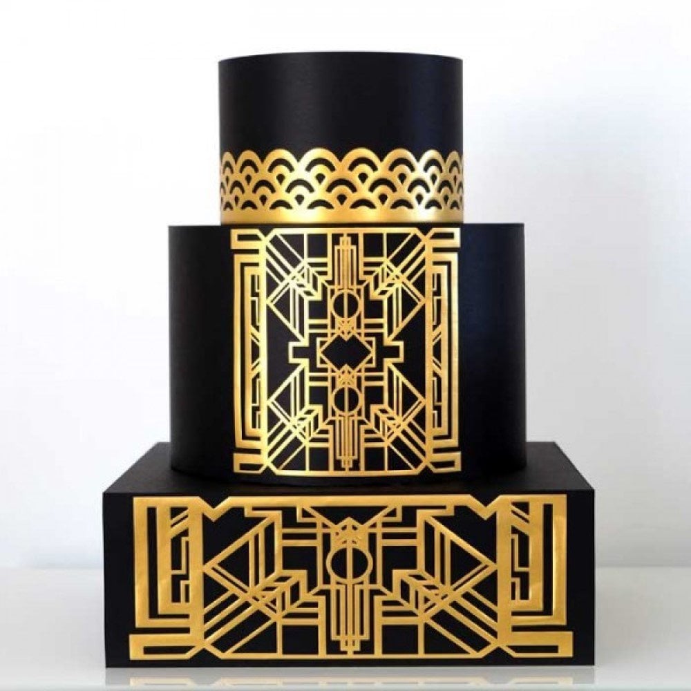 evil-cake-genius-art-deco-wrought-iron-vertical-mesh-stencil1 – Cakers ...